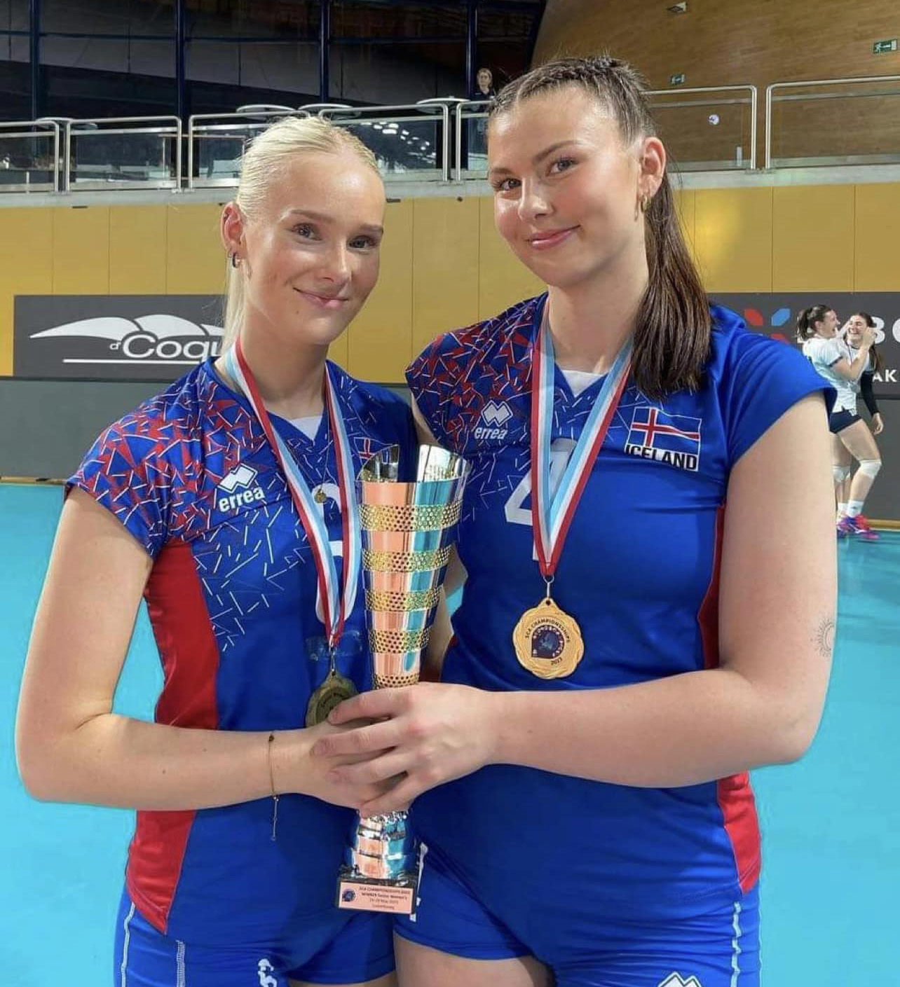 Heba Sól og Helena Evrópumeistarar smáþjóða í blaki - KGP.is | Kópavogs ...